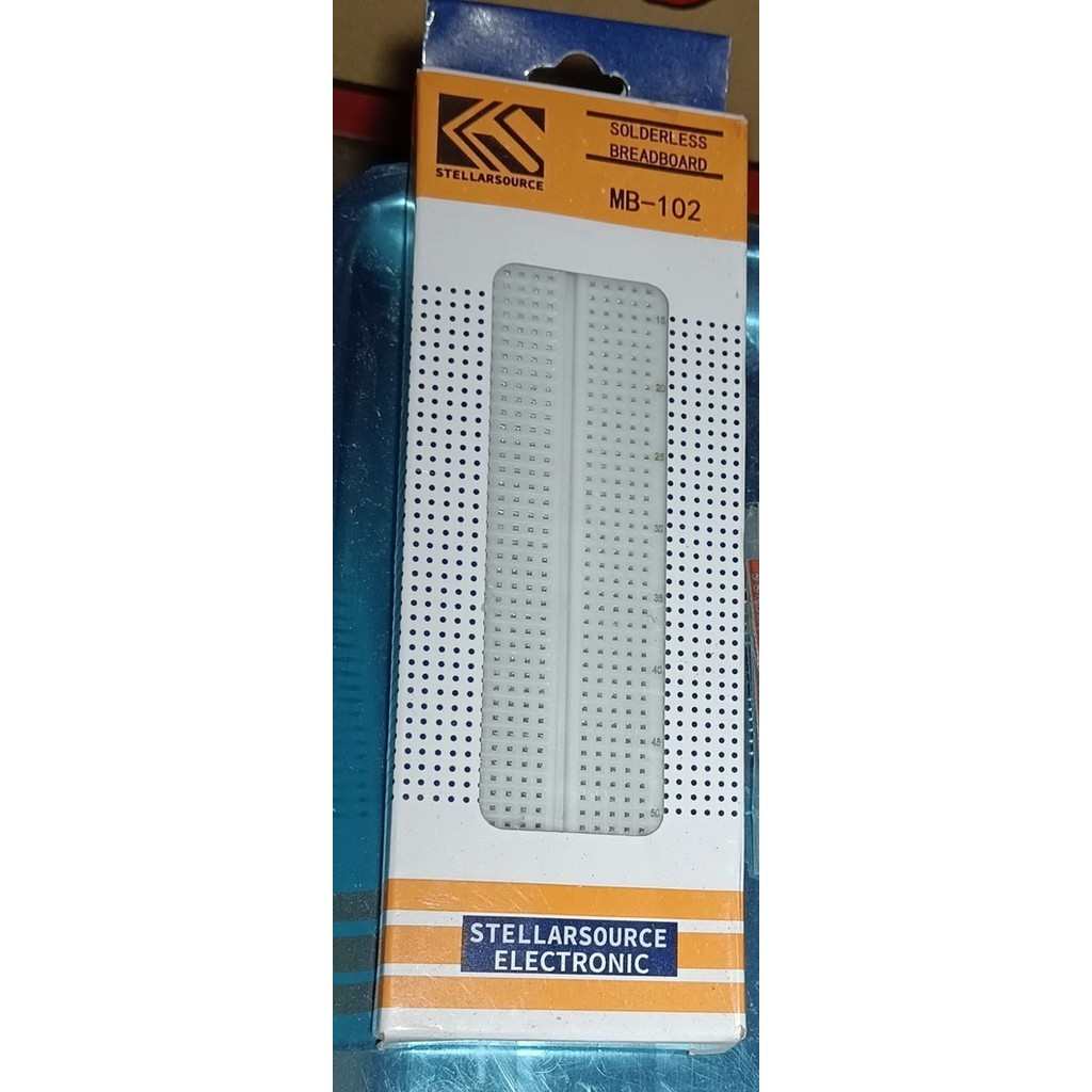 Jual (118) SOLDERLESS BREADBOARD 830 TITIK POINT MB102 PCB BREAD PROJECT BOARD | Shopee Indonesia