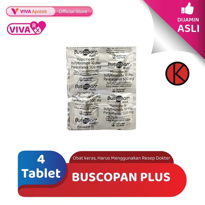 Jual Buscopan Plus (4 Tablet) | Shopee Indonesia
