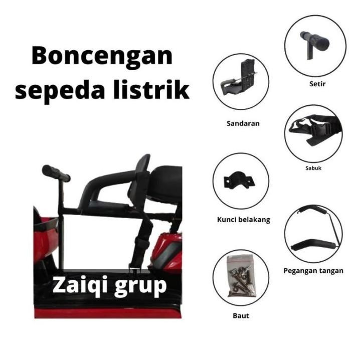 Jual KURSI BONCENGAN ANAK SEPEDA LISTRIK BONCENGAN SEPEDA LISTRIK ANAK ...