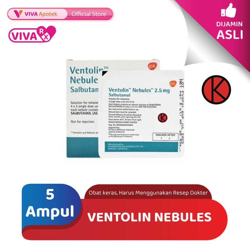Jual Ventolin Nebules (5 Ampul) | Shopee Indonesia