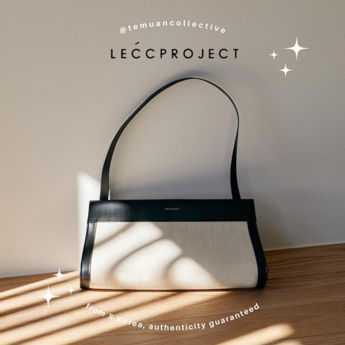 Jual Lecc Project Log Top Bag S - Canvas Combi Leather Small Shoulder ...