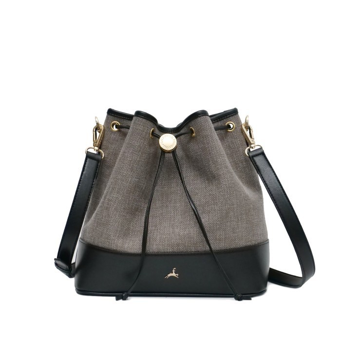 Jual Povilo Puspa Bucket Bag Grey | Shopee Indonesia