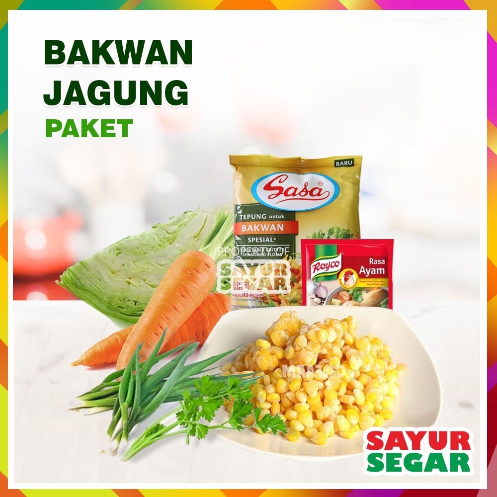 Jual Paket Sayur Bakwan Jagung [1 Pack] Siap Masak - Ready to Cook ...