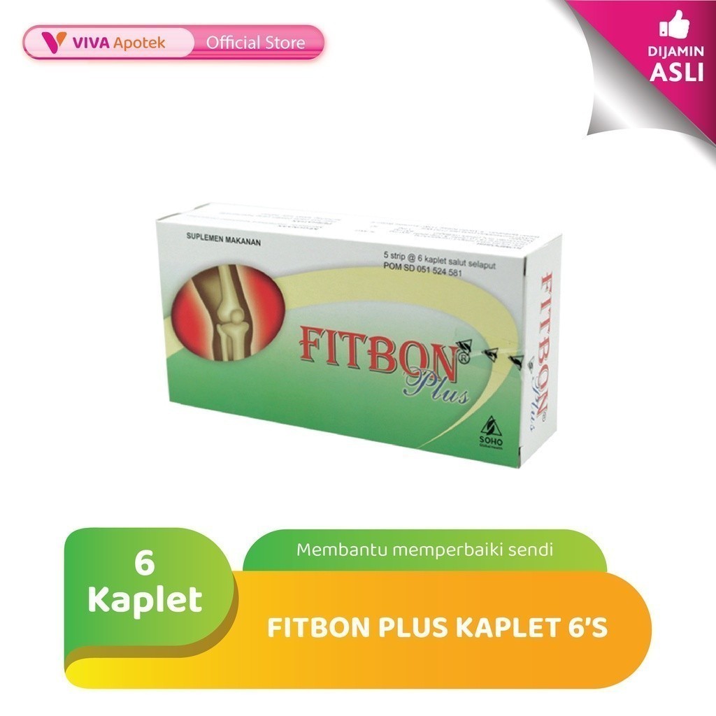 Jual Fitbon Plus untuk Memelihara Kesehatan Persendian (6 Kaplet ...