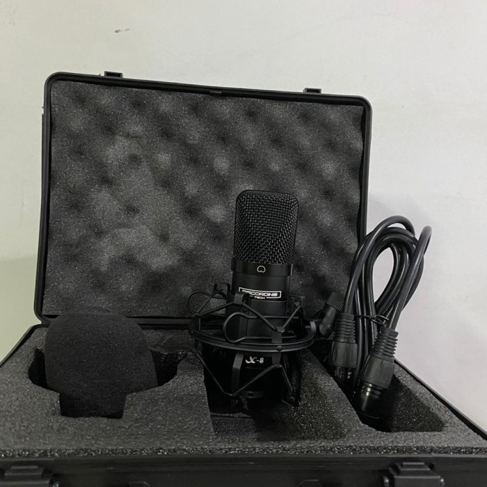 Jual Xlr Condenser Mic Recording Tech X8 Microphone Recording Dan ...