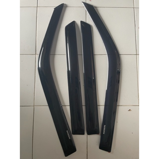 Jual Doorvisor Set Door Visor Talang Air Nissan Juke Original Genuine Part | Shopee Indonesia