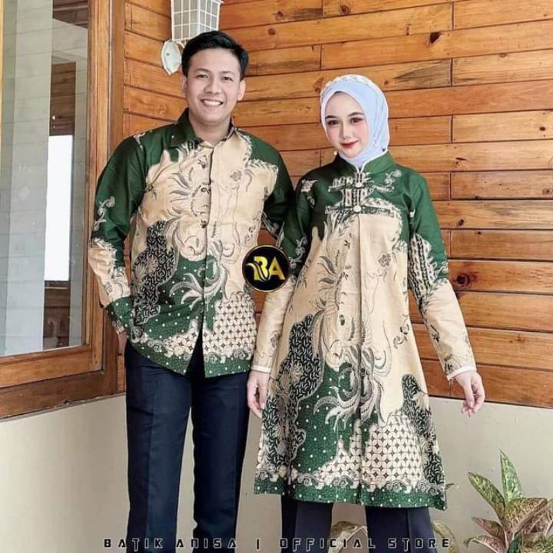 Jual Couple kondangan Batik couple Batik keluarga Baju sepasang Modern ...