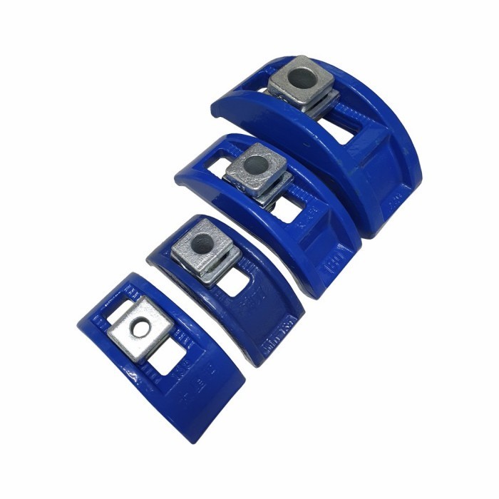 Jual Injection Mould Clamping M12 Mold Clamp Klem C Biru Lengkung 1Pc ...