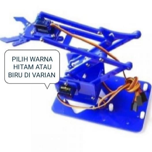 Jual Clamp Robot Arm Mount Sg90 Mg90s Mg90 Servo Mini Uno R3 Esp32 Etc Shopee Indonesia 