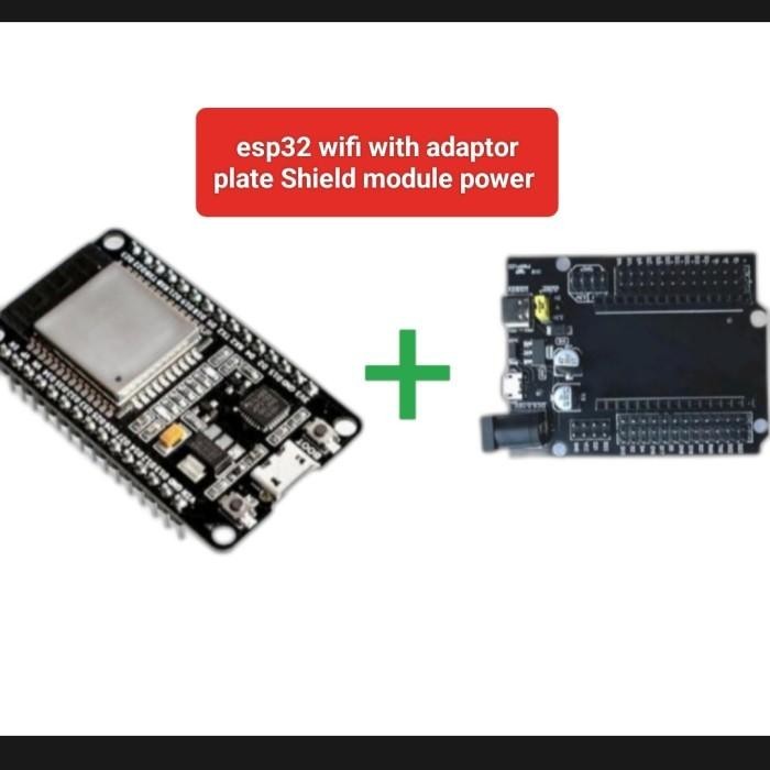 Jual NEW PART ESP32 ESP-32 CP2102 bluetooth wifi iot do it + base plate ...