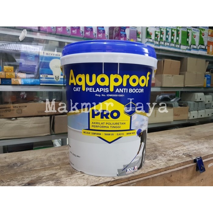 Jual NEW SERIES AQUAPROOF PRO 20KG CAT PELAPIS DAK ANTI BOCOR ATAP ...