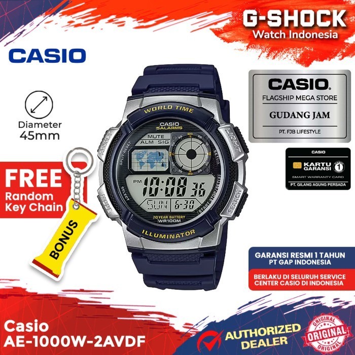 Jual Casio General Ae-1000W-2Avdf Ae-1000W Ae-1000 Ae1000W Ae 1000W | Shopee Indonesia