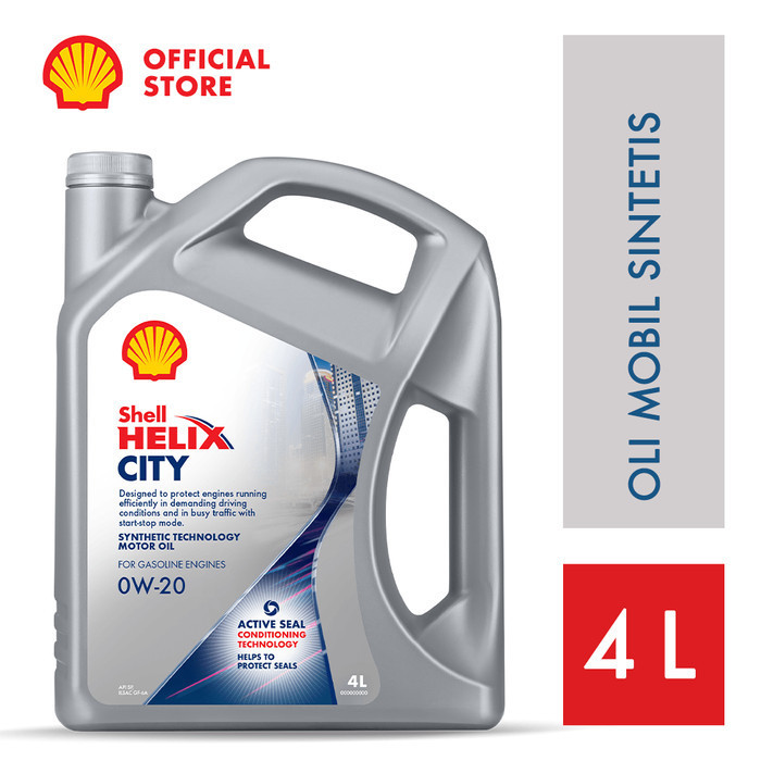 Jual OLI MOBIL SHELL HELIX CITY SP 0W-20 (4L) | Shopee Indonesia
