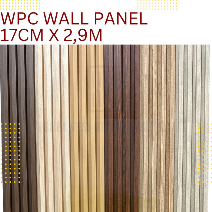 Jual Wpc Wall Panel Dinding Dekorasi Tembok Rumah 17 Cm X 2,9 M | Shopee Indonesia