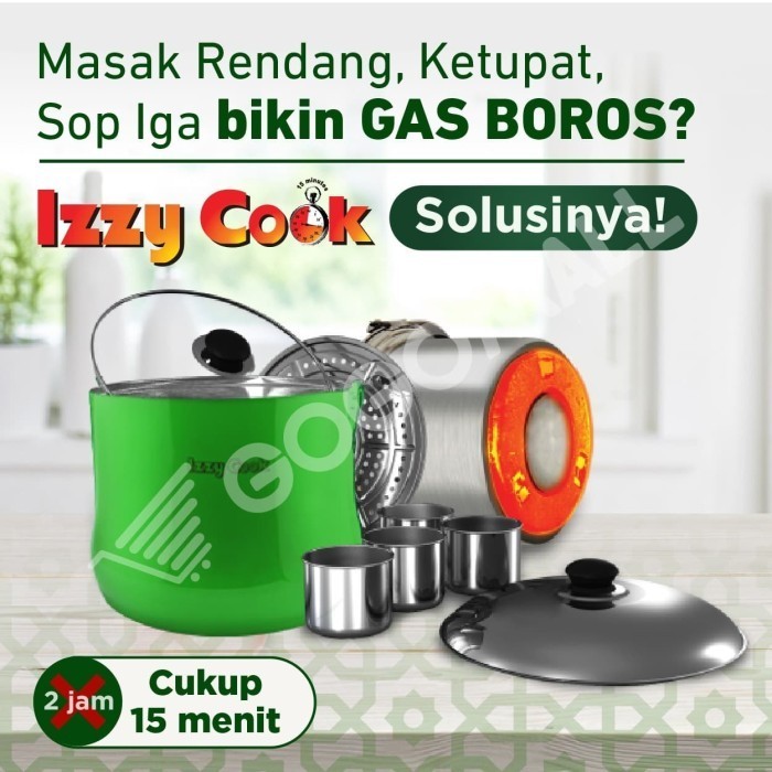 Jual Izzy Cook Memasak Hemat Gas & Listrik Hingga 80% | Shopee Indonesia