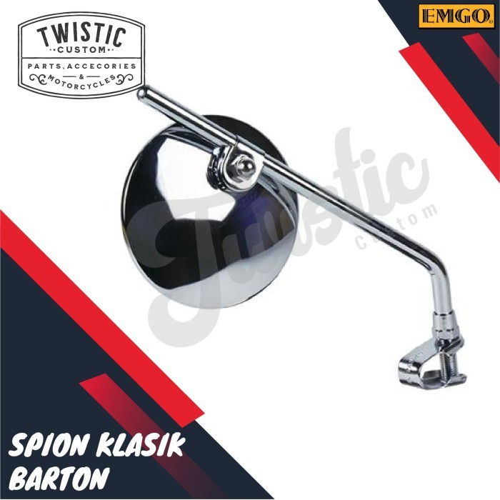 Jual Spion Clamp Model EMGO Barton Motor W250 Triumph Royal Enfield Chopper | Shopee Indonesia