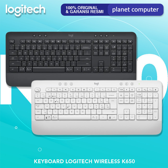 Jual Keyboard Logitech Signature K650 Wireless Bluetooth Comfort Resmi ...