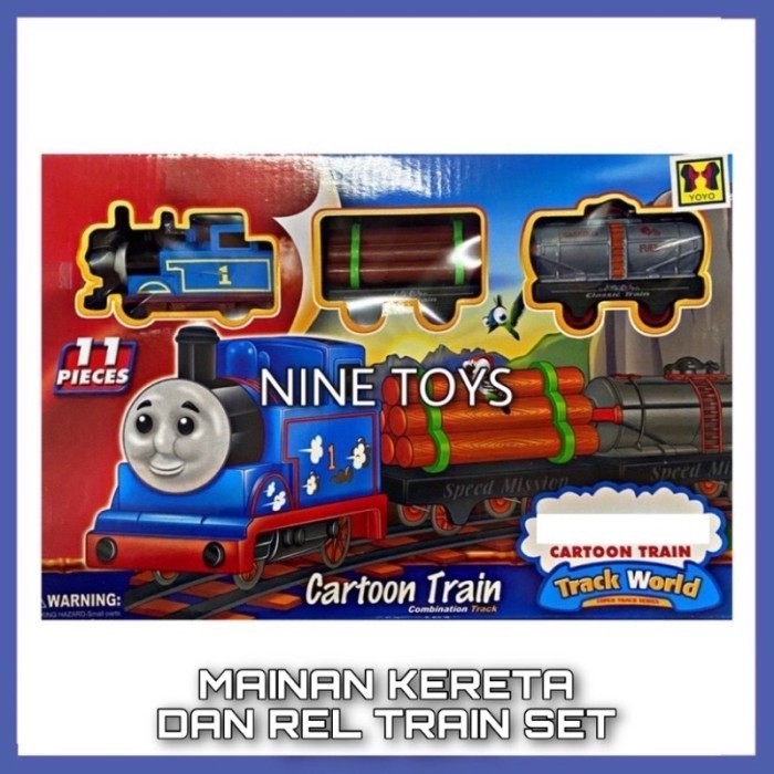 Jual FREE BATERAI TRAIN TRACK SET CARTOON TRAIN MAINAN KERETA REL | Shopee Indonesia