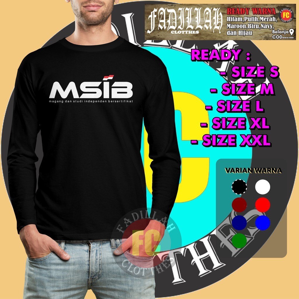 Jual Baju Kaos MSIB Magang dan Studi Independen Bersertifikat Logo ...
