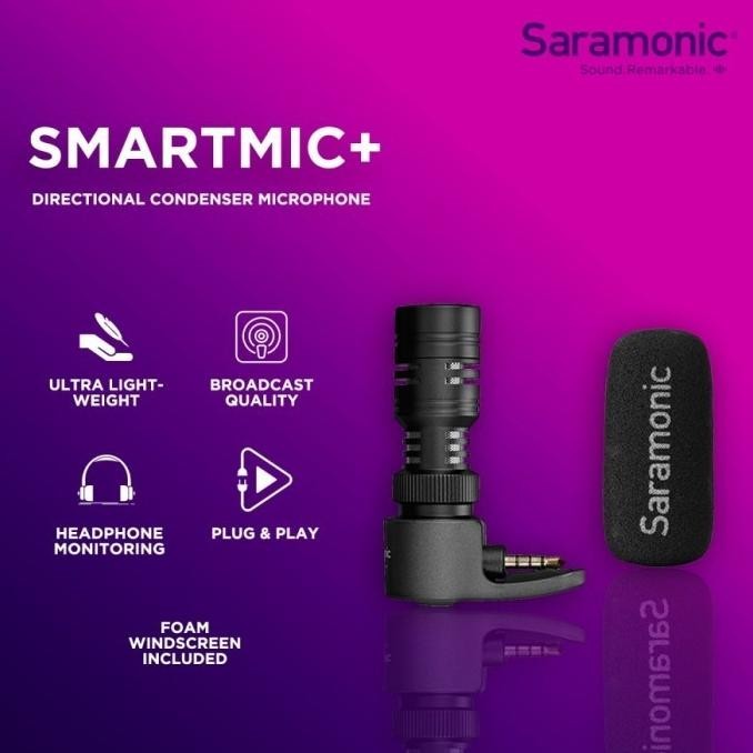 Jual Saramonic Smartmic Plus Microphone | Shopee Indonesia