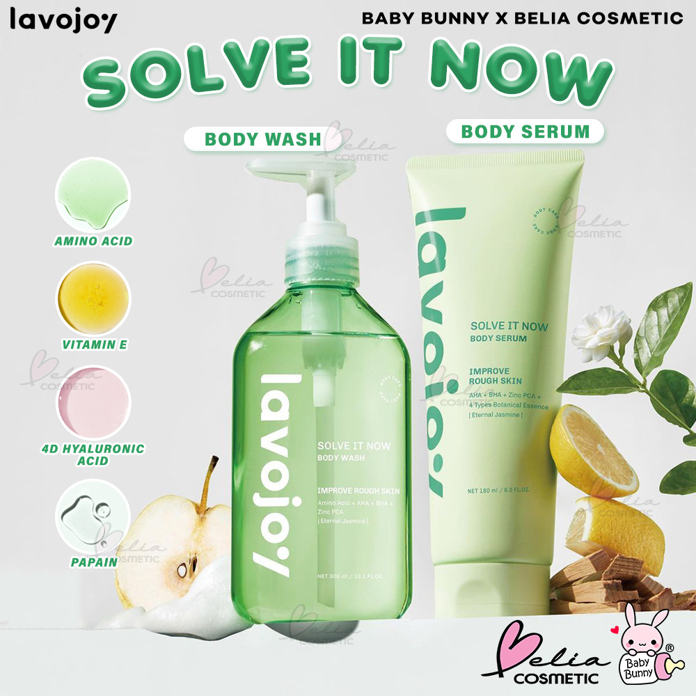Jual BELIA LAVOJOY Solve It Now Series | Body Wash | Body Serum ...