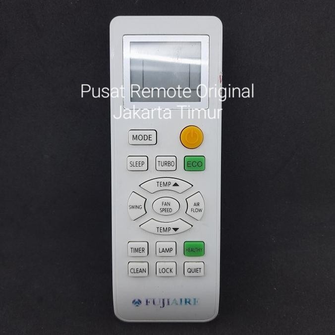 Jual REMOTE REMOT AC FUJIAIRE YH/XH-02 ORIGINAL ASLI 1603T | Shopee ...