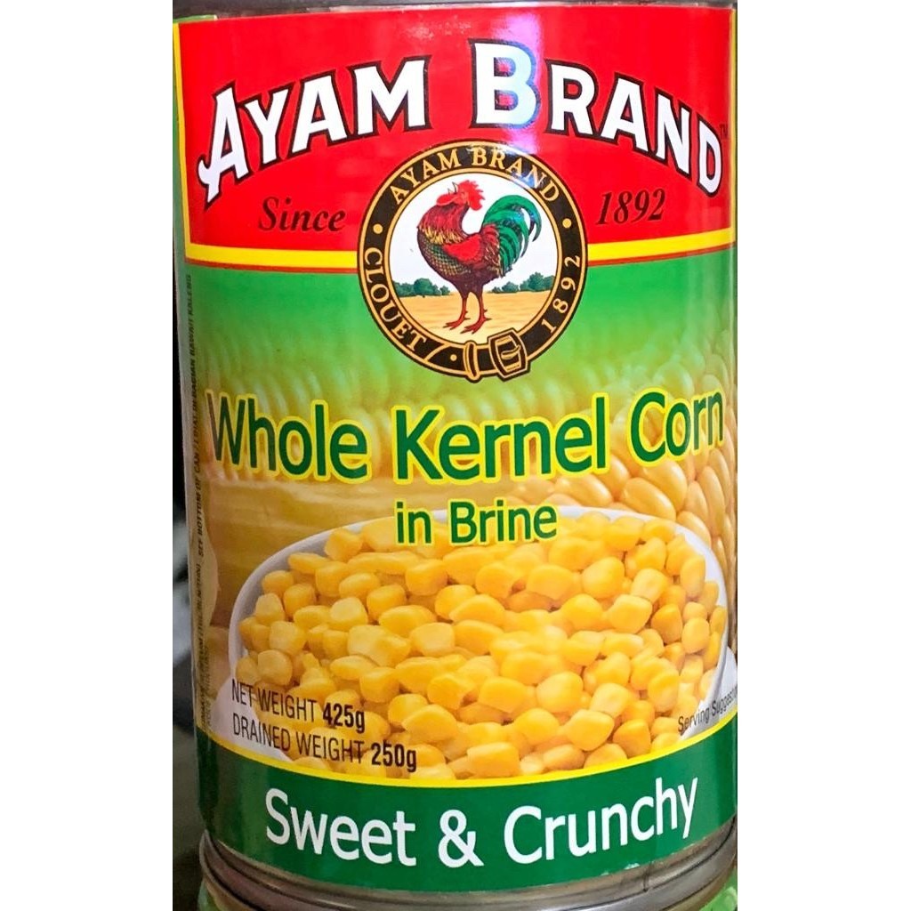 Jual Jagung Manis - whole kernel corn ayam brand 425gr | Shopee Indonesia