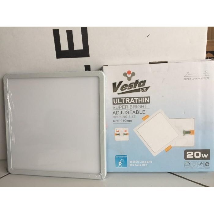 Jual Lampu Sensor Gerak Led Panel Downlight Plafon 20 Watt Motion ...