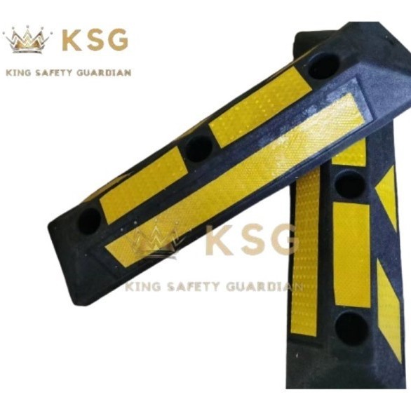 Jual WHEEL STOPER PVC / WHEEL STOPPER/KARET PENGGANJAL BAN MOBIL ...