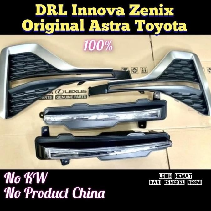 Jual DRL Lamp dan Cover Lampu DRL Original Toyota Innova Zenix | Shopee ...