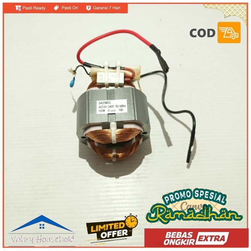 Jual STATOR MESIN MOTOR DINAMO SEKAI CHOPPER BLENDER CP5101G CP 5101 G ORI - PACKING KARDUS ...