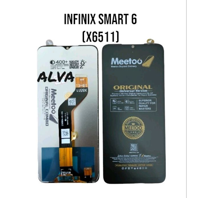 Jual LCD Infinix Smart 6 (X6511) Meetoo LCD Fullset Touchscreen Meetoo ...