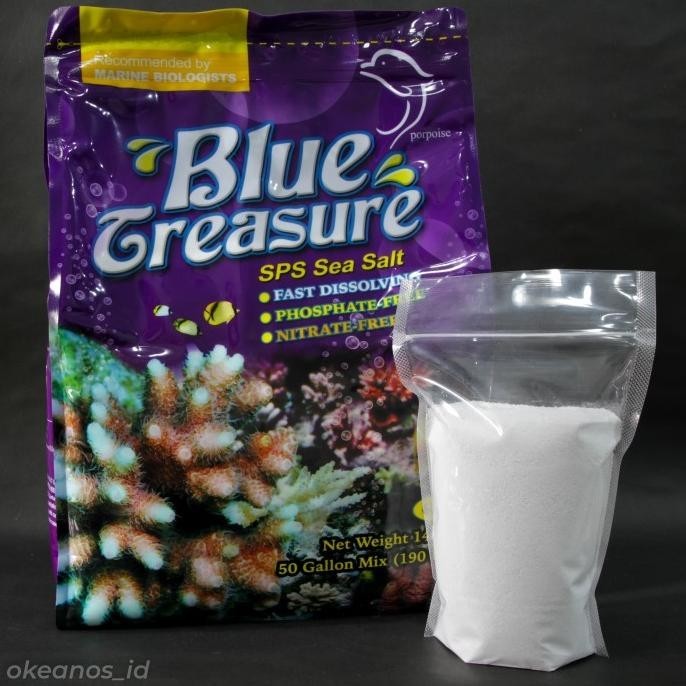 Jual Blue Treasure Sps Sea Salt Garam Laut Repack 710Gr | Shopee Indonesia