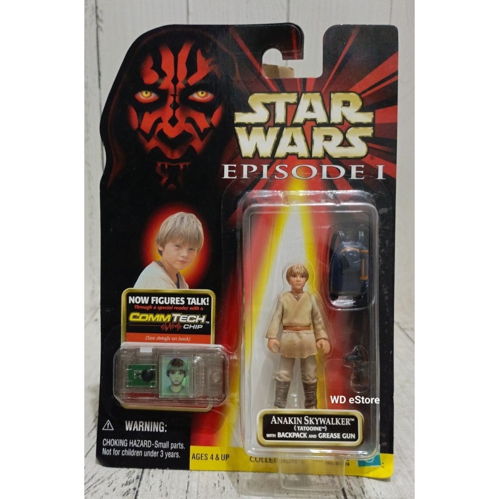 Jual [WDE] 1998 Hasbro Star Wars Episode 1, Anakin Skywalker With ...