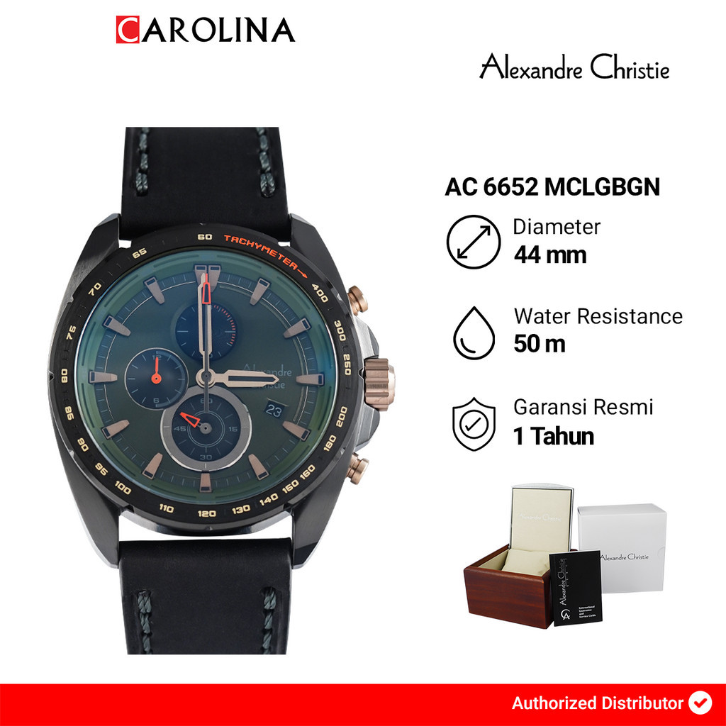 Jual Jam Tangan Alexandre Christie AC 6652 MCLGBGN Pria | Shopee Indonesia