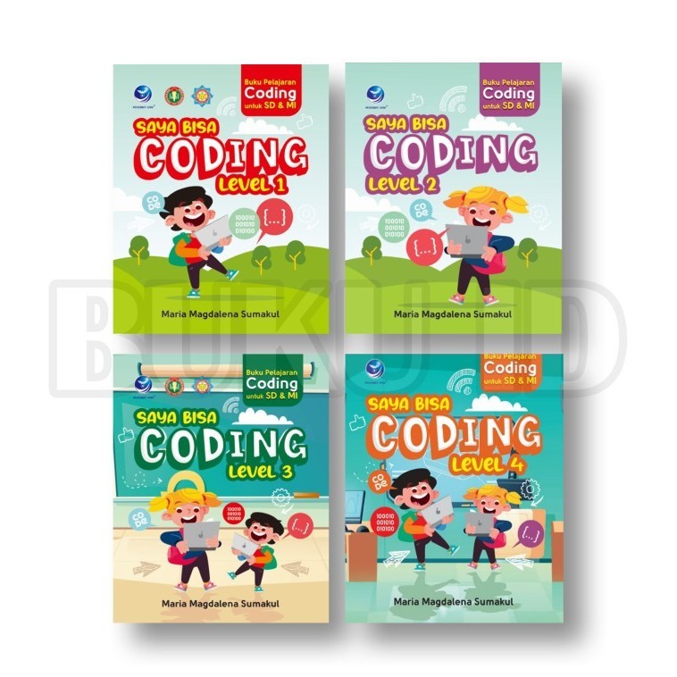 Jual Masih Ada! Paket Buku Coding Untuk Anak Sd Dan Mi Level 1 - 4 ...