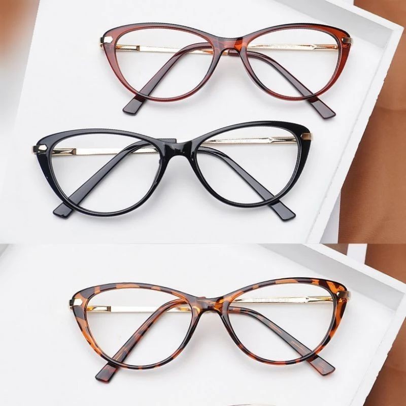 Jual Frame Kacamata Cat Eye | Bisa Minus Normal Slinder | Lensa ...