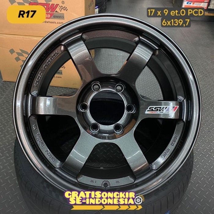 Jual velg racing original Thailand r17 SSW TE37 ring 17 Pajero Fortuner Str | Shopee Indonesia