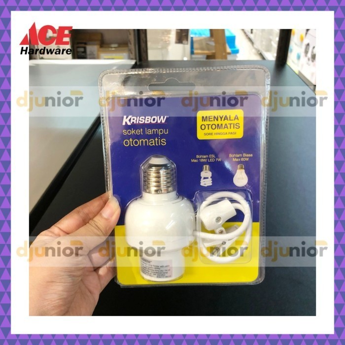 Jual Krisbow - Soket Lampu Otomatis Dengan Kabel Sensor / Fitting ...