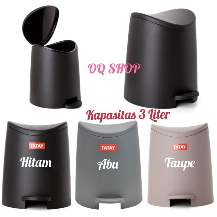 Jual Tatay Tempat Tong Sampah Injak Pedal 3 Ltr | Shopee Indonesia