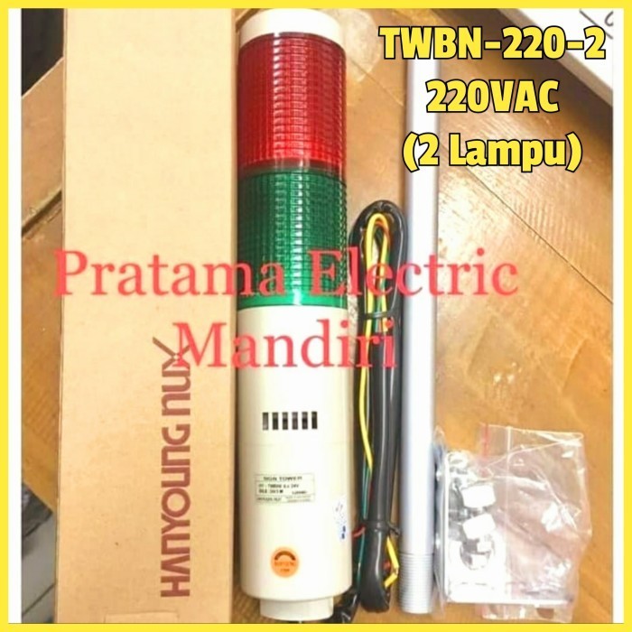 Jual HANYOUNG NUX Lampu Signal Tower Lamp with Buzzer HY TWBN-220-2 ...