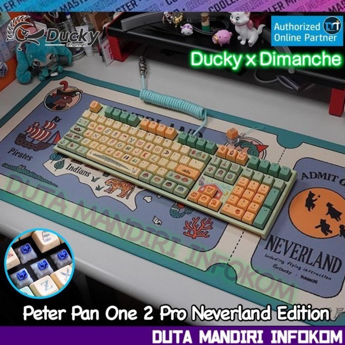 Jual Ducky X Dimanche Peter pan One 2 Pro Neverland Edition Gaming ...