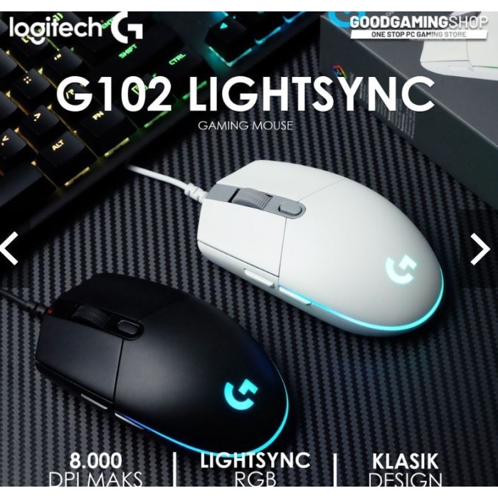 Jual Mouse Logitech V2 Lightsync - Gaming Mouse Logitech G102 | Shopee ...