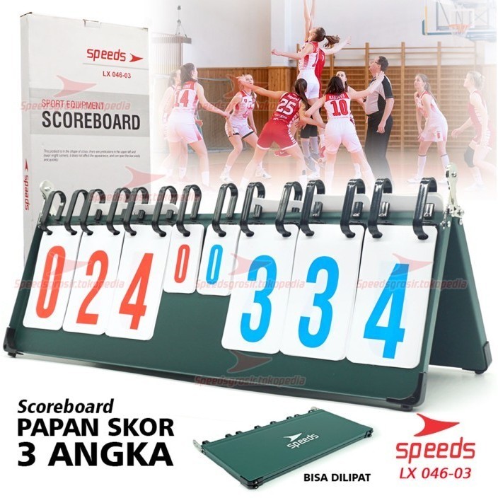 Jual SPEEDS Score Board Papan Skor 8 digit untuk Futsal Sepak Bola 046 ...