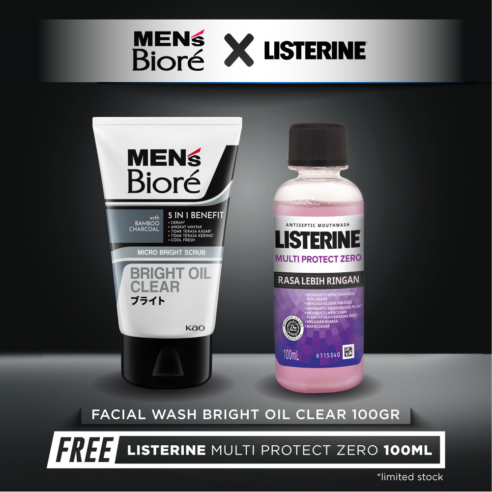 Jual Men's Biore Micro Scrub Sabun Muka Pria Untuk Kulit Kusam Bright Oil Clear Eksfoliasi 100 ...