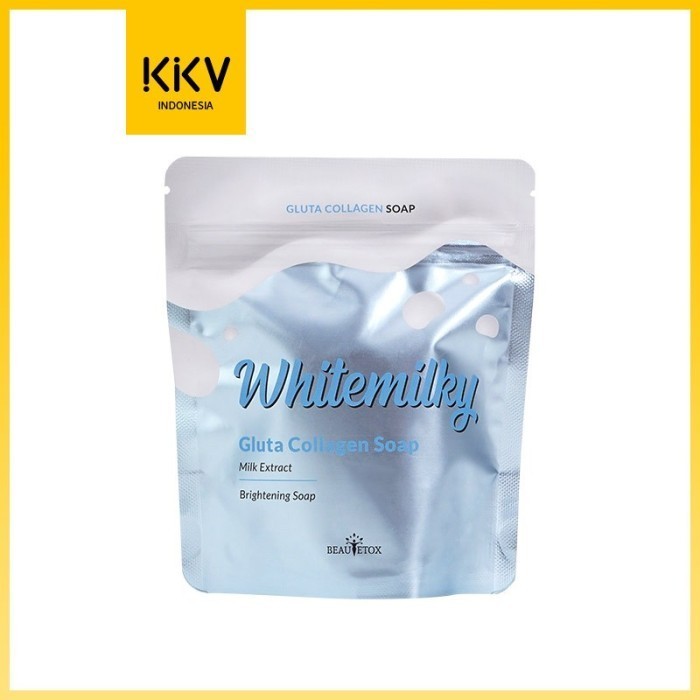 Jual KKV BEAUTETOX Sabun Gluta Collagen Whitemilky 50g | Shopee Indonesia