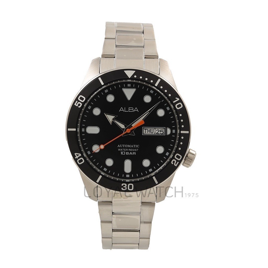 Jual Loyal Watch 1975 - Jam Tangan Alba Pria Al4169 Hitam Silver ...