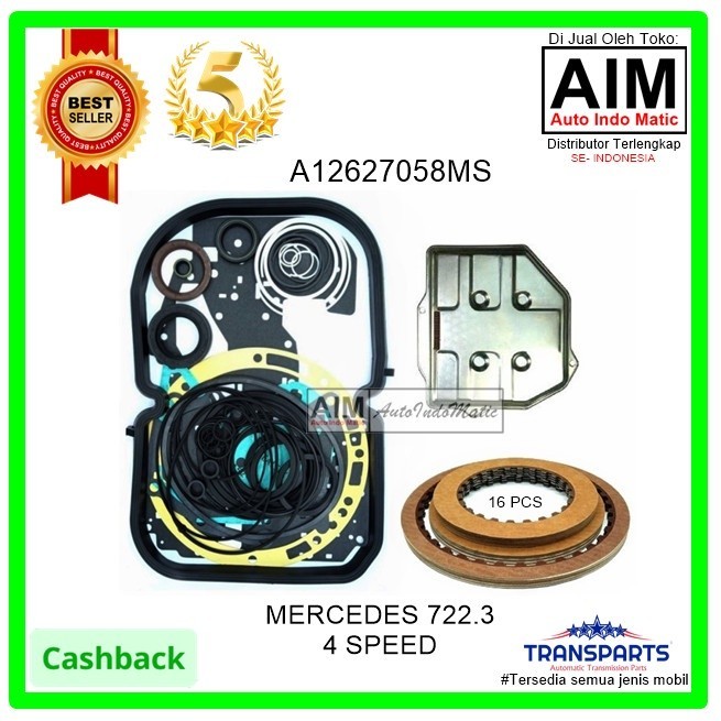 Jual Mercy W124 W126 W140 722.3 Matic Trans Repair Kit A12627058MS ...