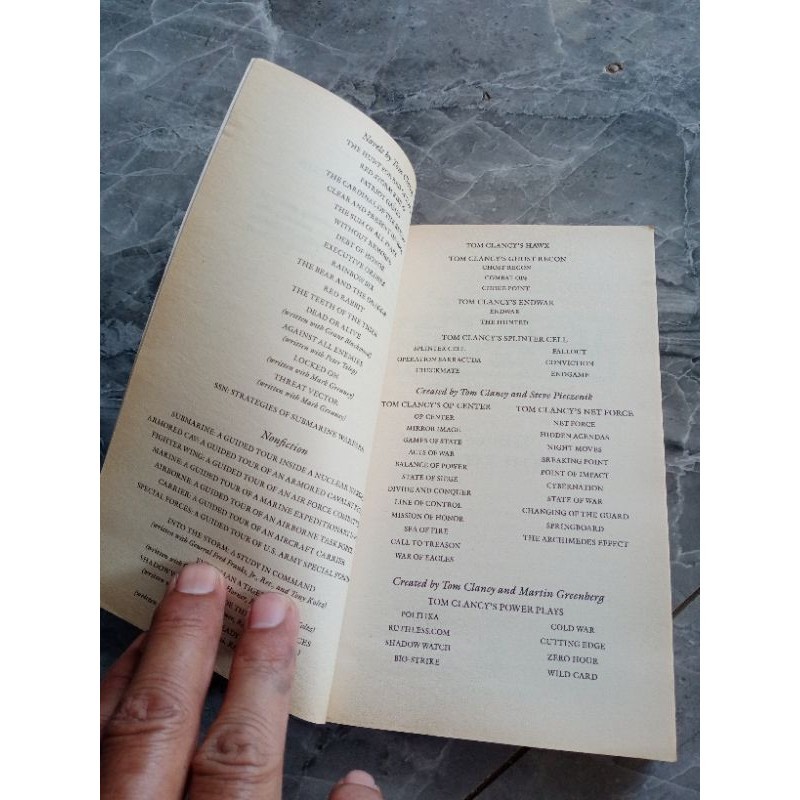 Jual tom clancy's GHOST RECON CHOKE POINT-PETER TELEP-A2 | Shopee Indonesia