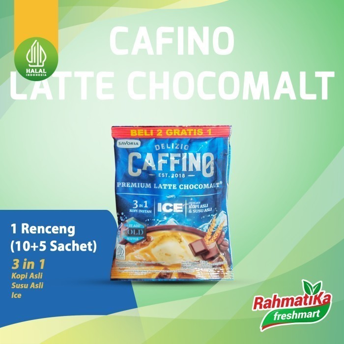 Jual Delizio Caffino 3in1 Ice Kopi Premium Latte Chocomalt 27g (1 ...